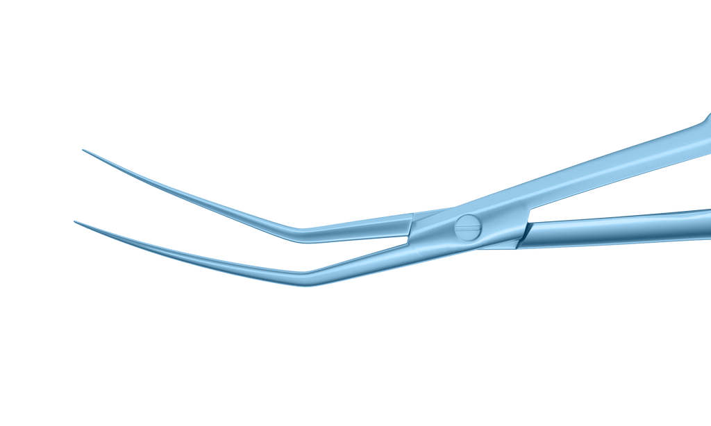 4-20111T ICL Cartridge Loading Forceps, Angled 30° Long Jaws, Round ...